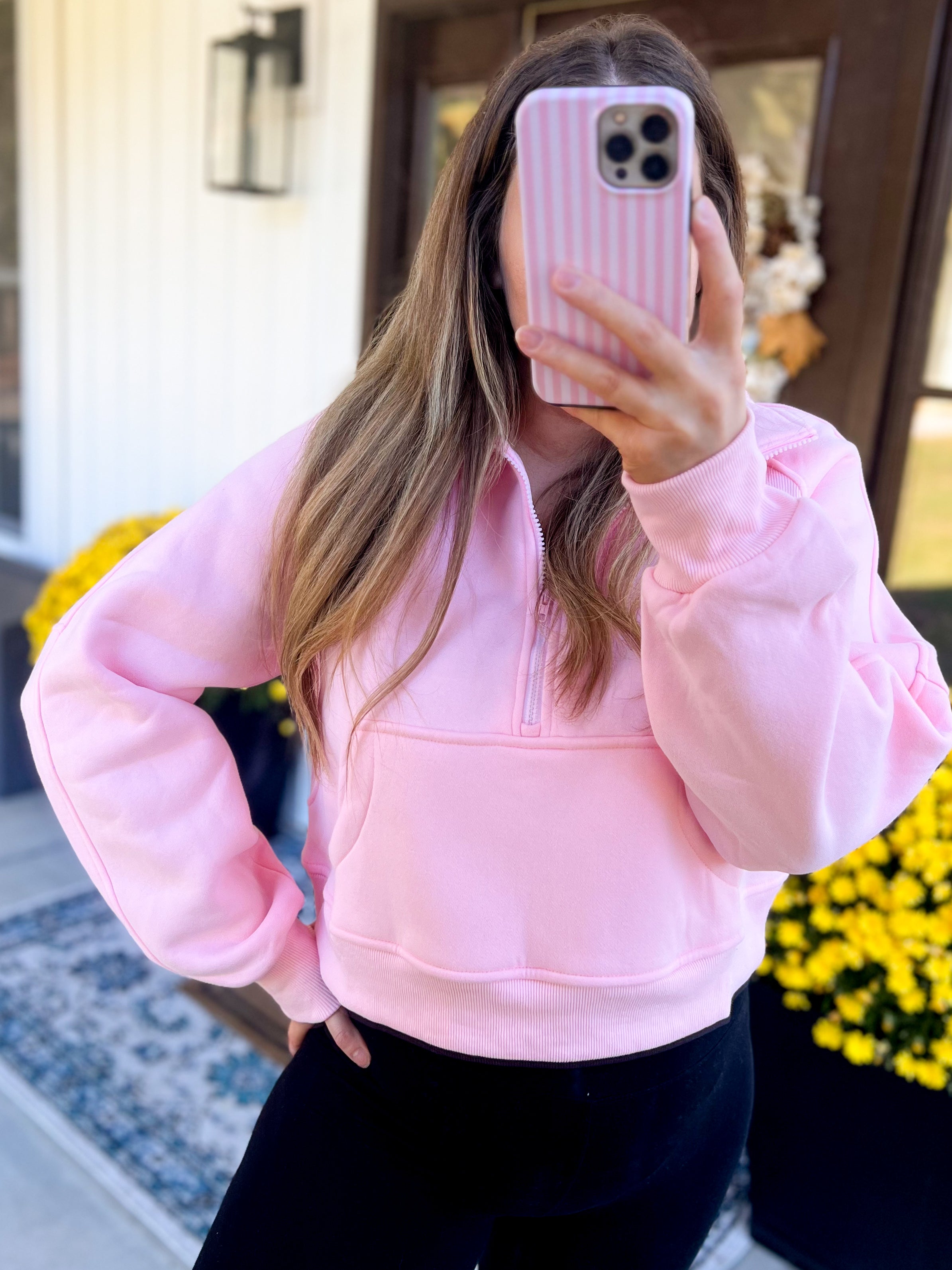 The Elle Half Zip Pullover – Reedy Creek